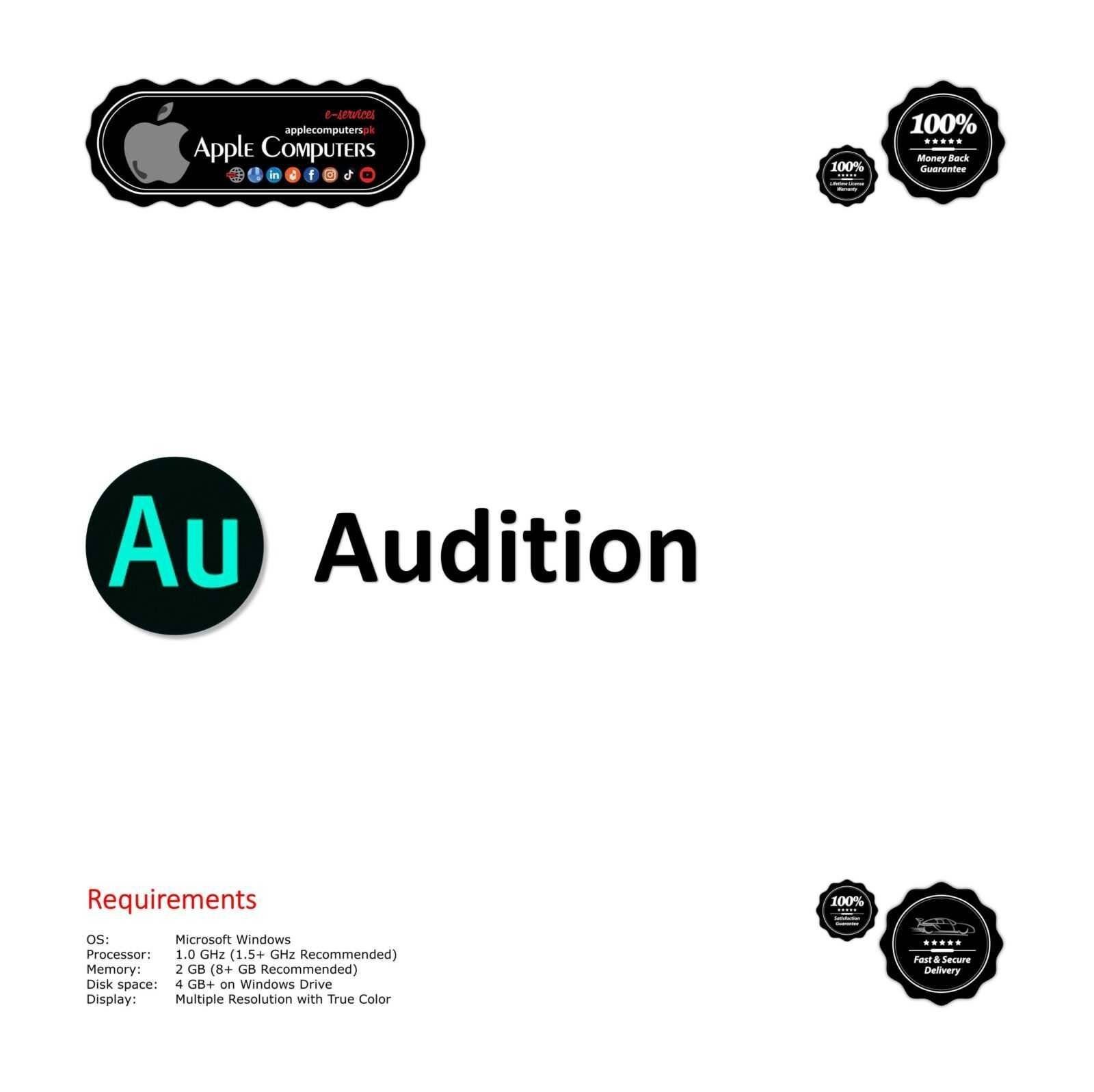 Adobe Audition - Apple Computers