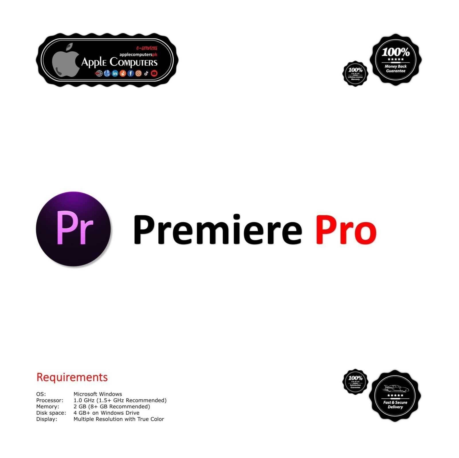 Buy Adobe Premiere Pro in Pakistan – Genuine License Key for Windows & Mac