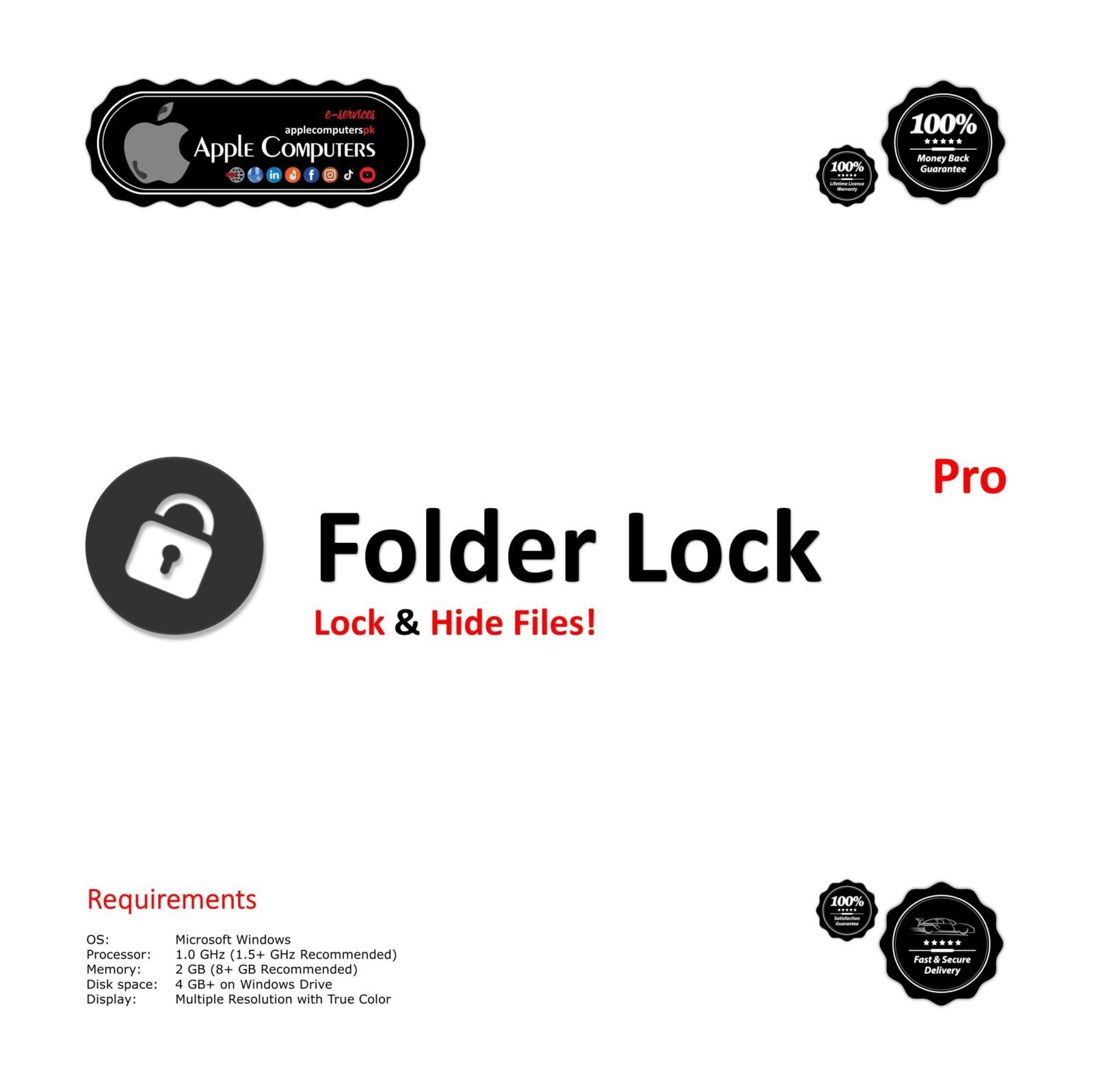 Buy Folder Lock – Secure Your Data with Genuine License Key for Windows
