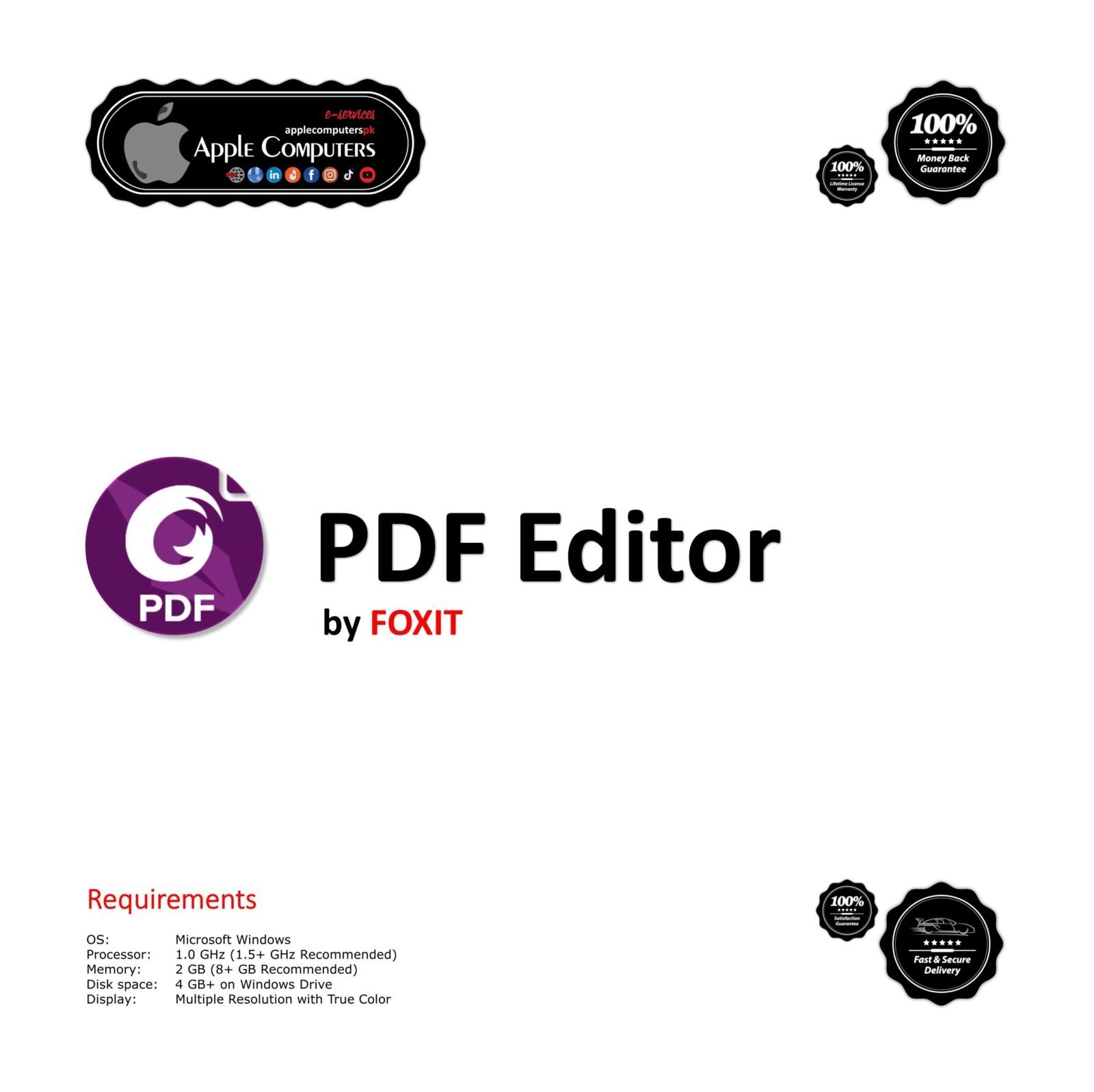 Buy Foxit PDF Editor – Professional PDF Editing Software in Pakistan