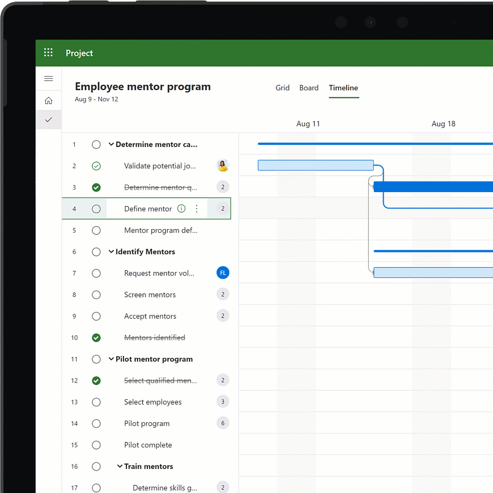 Microsoft Project - Apple Computers