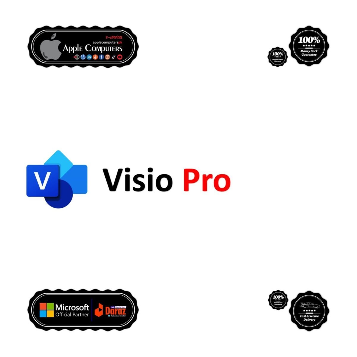 Buy Microsoft Visio Professional 2024 – Genuine License Key | Apple ...
